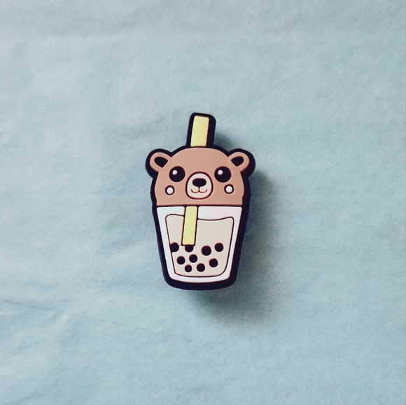 CROCS | Accessories | 75 Brown Bear Boba Tea Cup Croc Charm | Poshmark